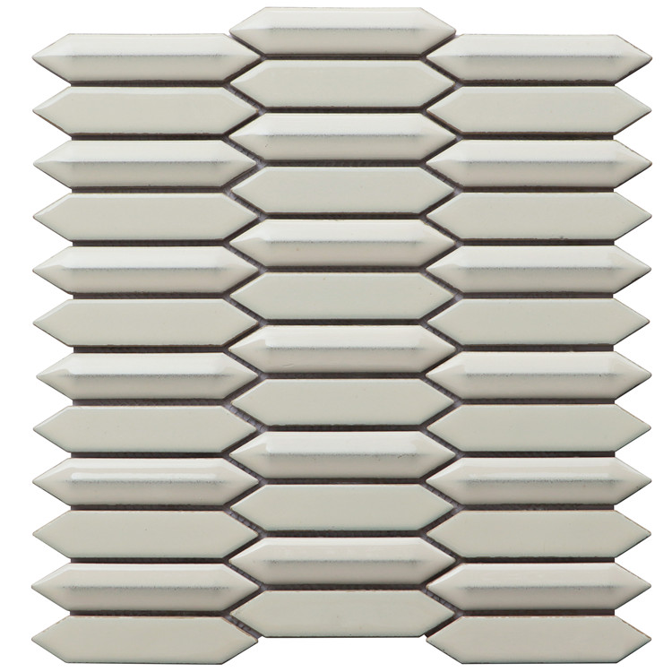 Foshan Manufacturer Backsplash Ceramic Tiles Arrow-Shaped Mosaic Tiles
