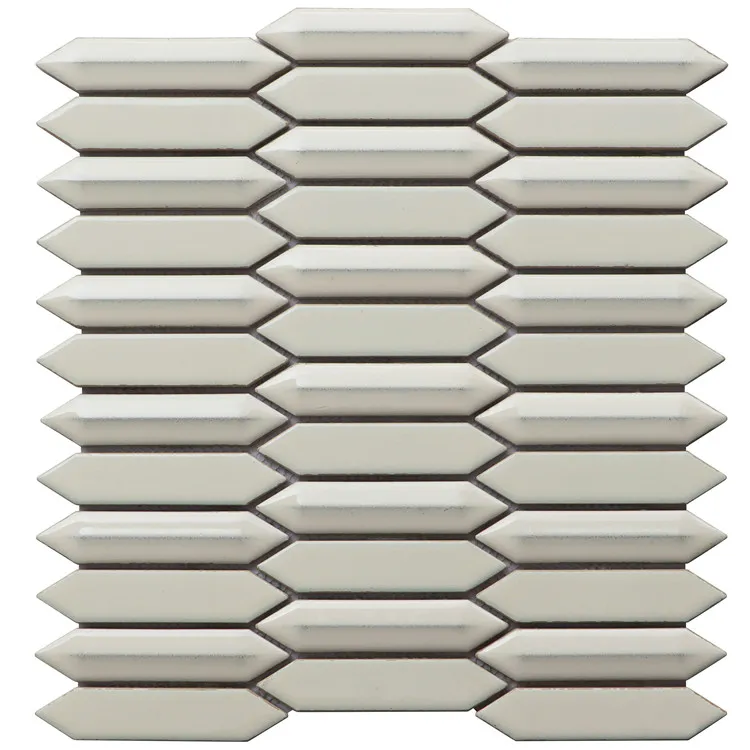 Foshan Manufacturer Backsplash Ceramic Tiles Arrow-Shaped Mosaic Tiles