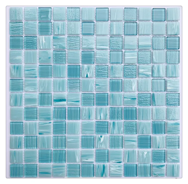 Foshan Manufacturer Swimming Pool Crystal Glass Mosaic Tiles