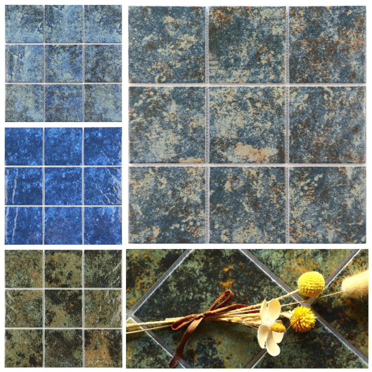 4x4" Square Ceramic Porcelian Mosaic Tile | Foshan Ralart Factory
