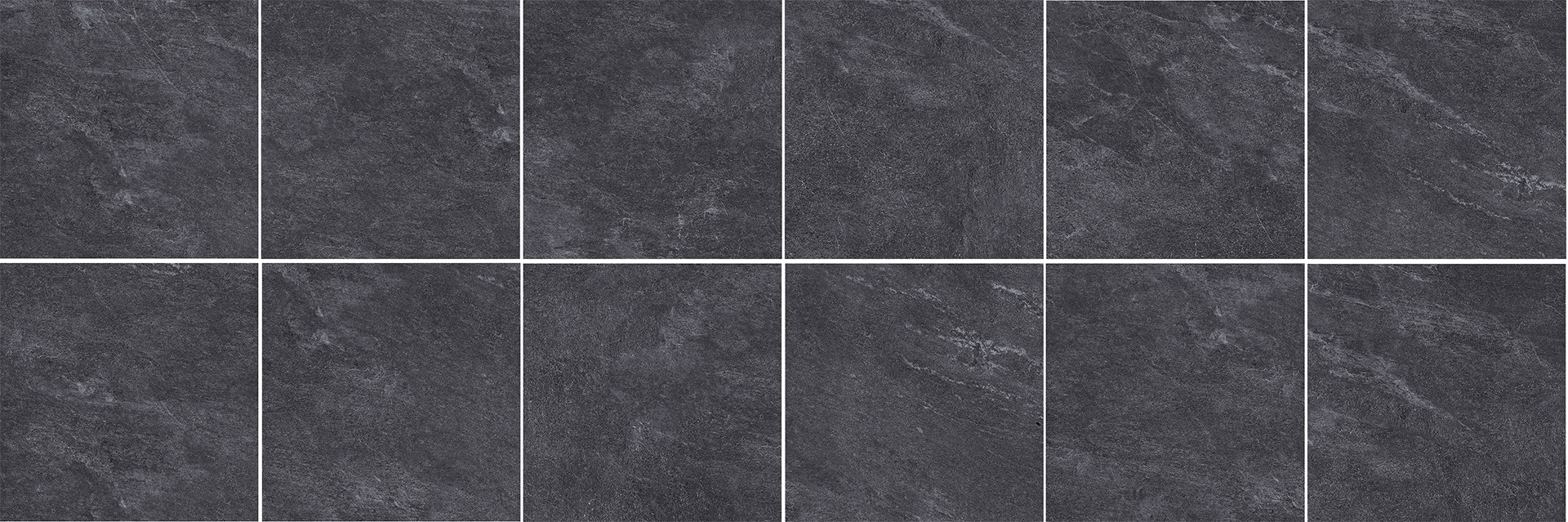 Rocky Stone Midnight 600x600mm 2CM Porcelain Tile
