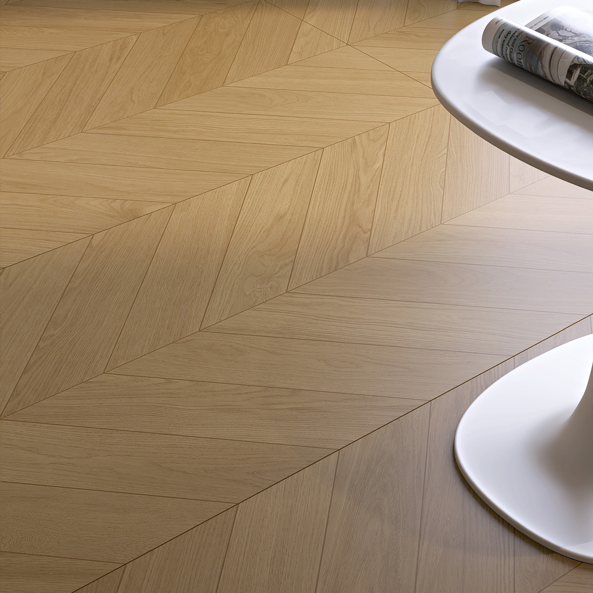 Alina Toffee Herringbone Walnut Wood Tile-Natural Wood Tone