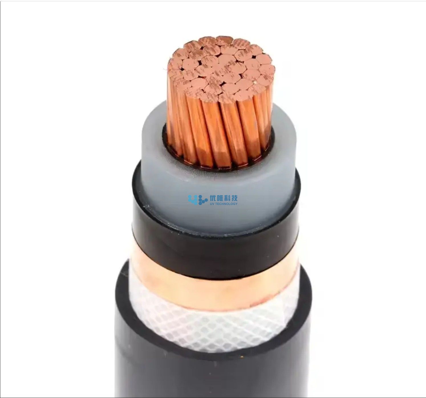 35mm²-630mm² Copper/aluminum High voltage Cable ZRC-YJY22 8.7/15KV 3* ...