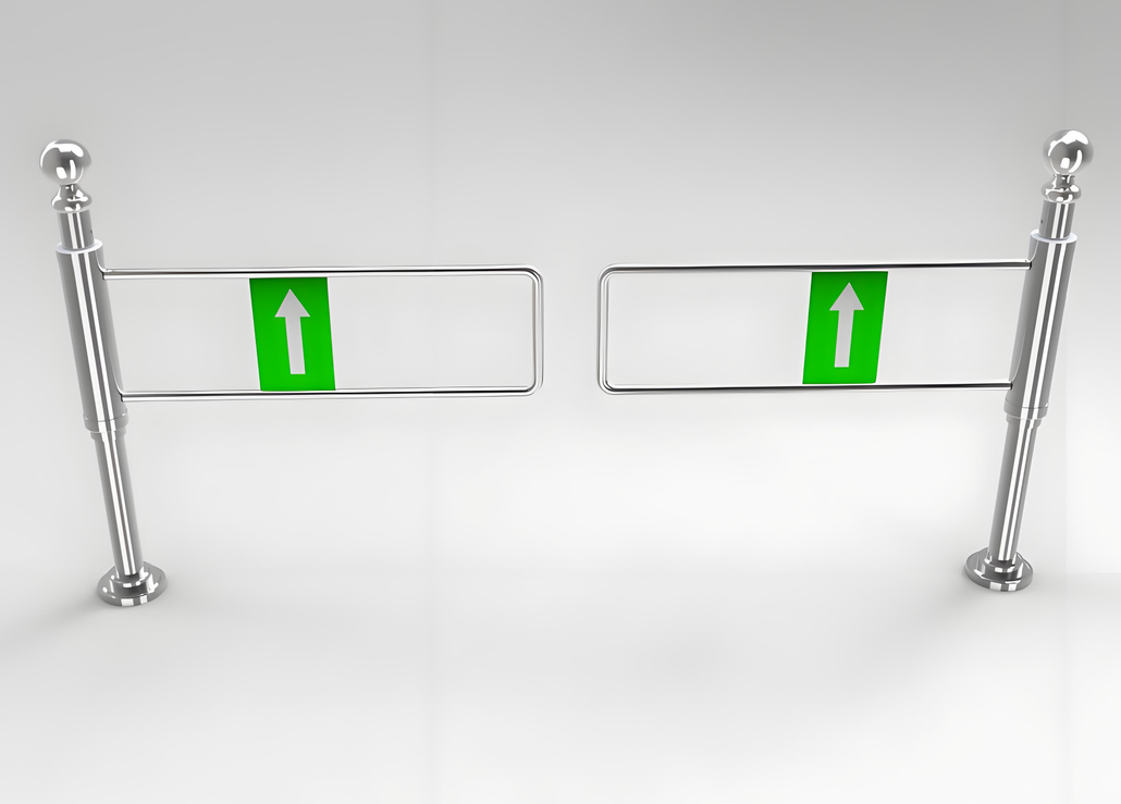 Automatic Induction Metal Turnstile for Secure Access