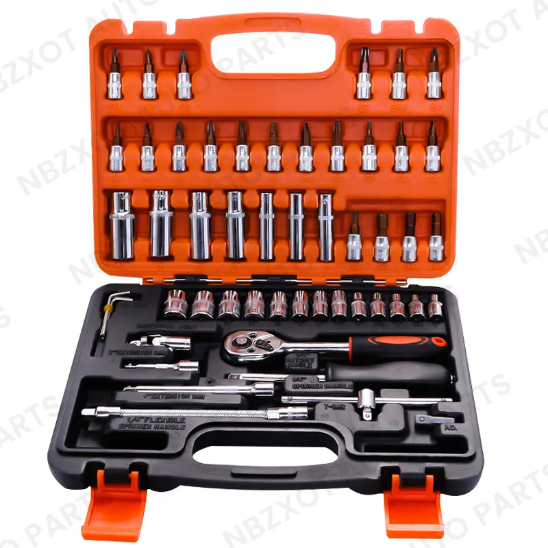 Complete 150 PCS Auto Repair Tool Set - Universal Socket Wrench Kit for ...