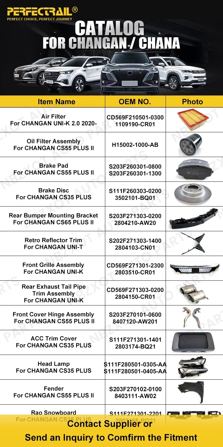 Changan Uni-K Rear Bumper Bracket - Perfectrail CD569f271303-0400 Auto ...