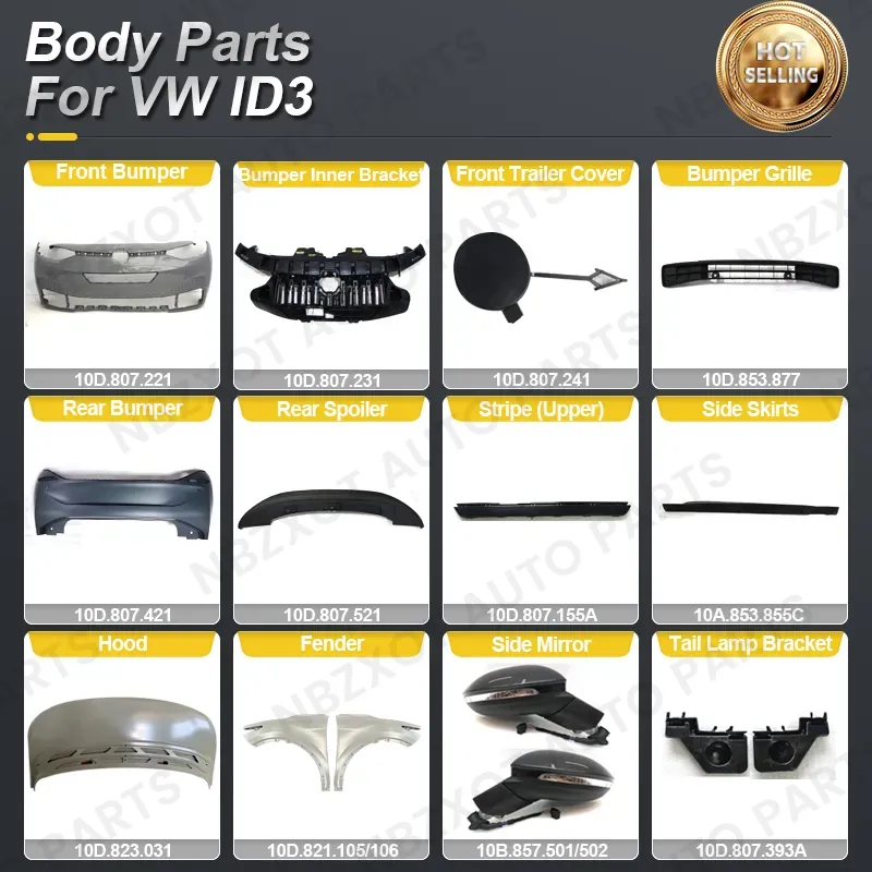 Perfectrail VW ID3 ID4 ID6 X Crozz Electric Car Body Kit & Accessories
