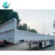 3 Axle White Side Wall Trailer| 3 Axle Drop Side Trailer