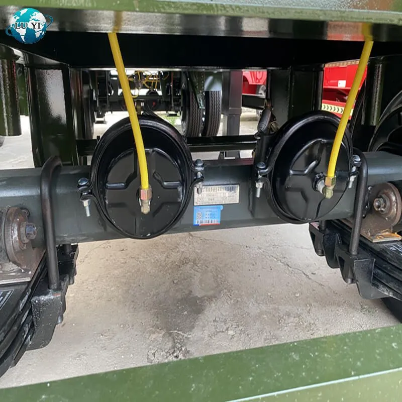Drawbar Flatbed Semi Trailer