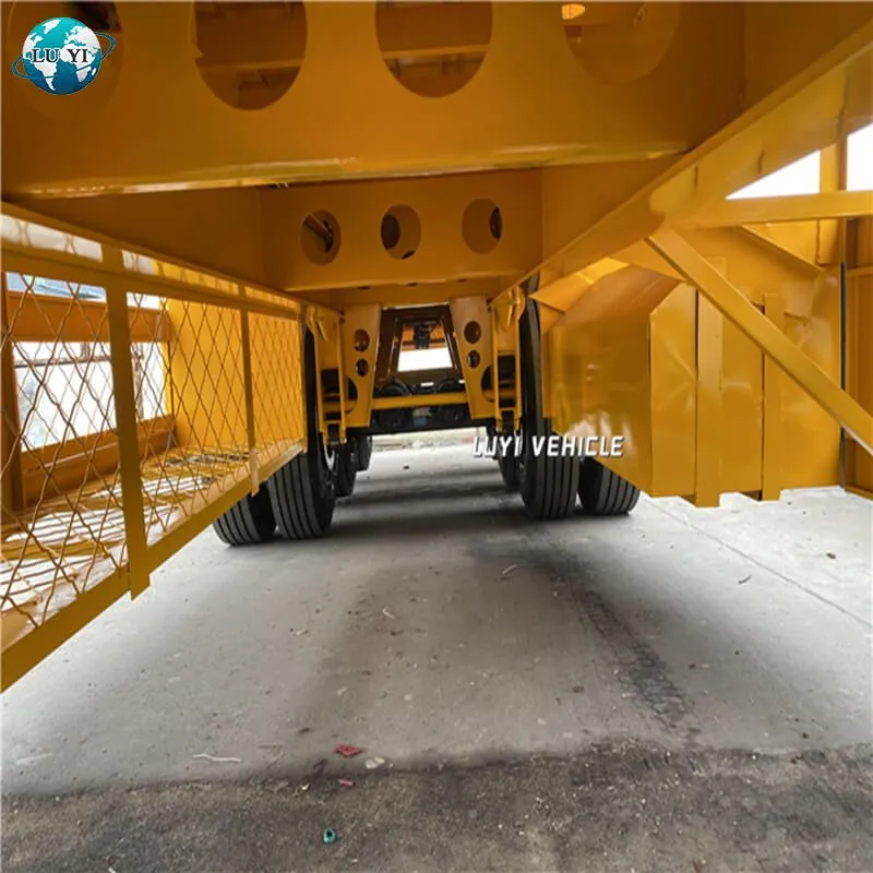 3 axle flatbed trailer