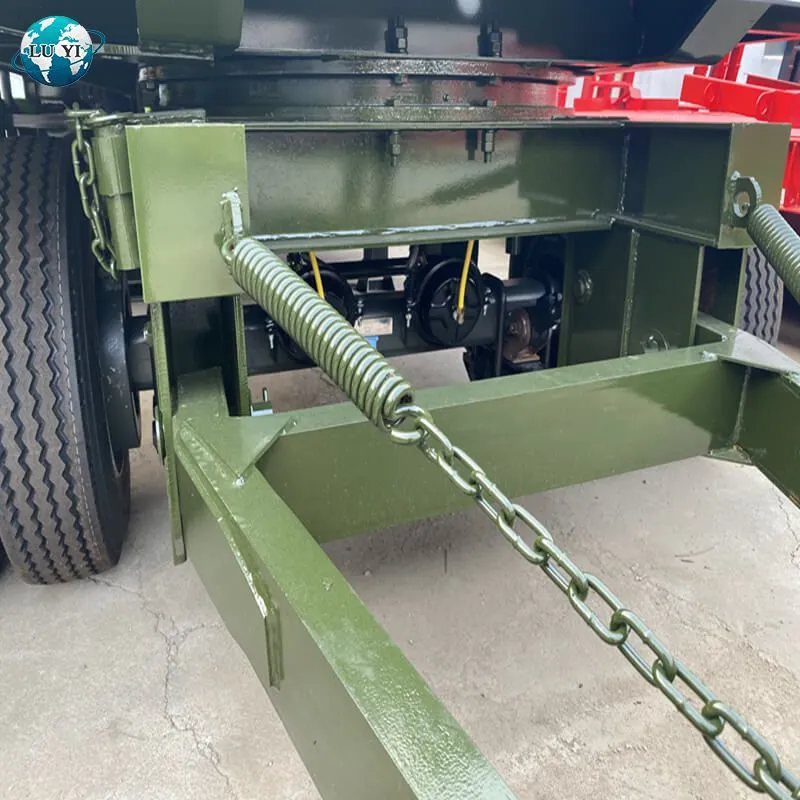 Drawbar Flatbed Semi Trailer