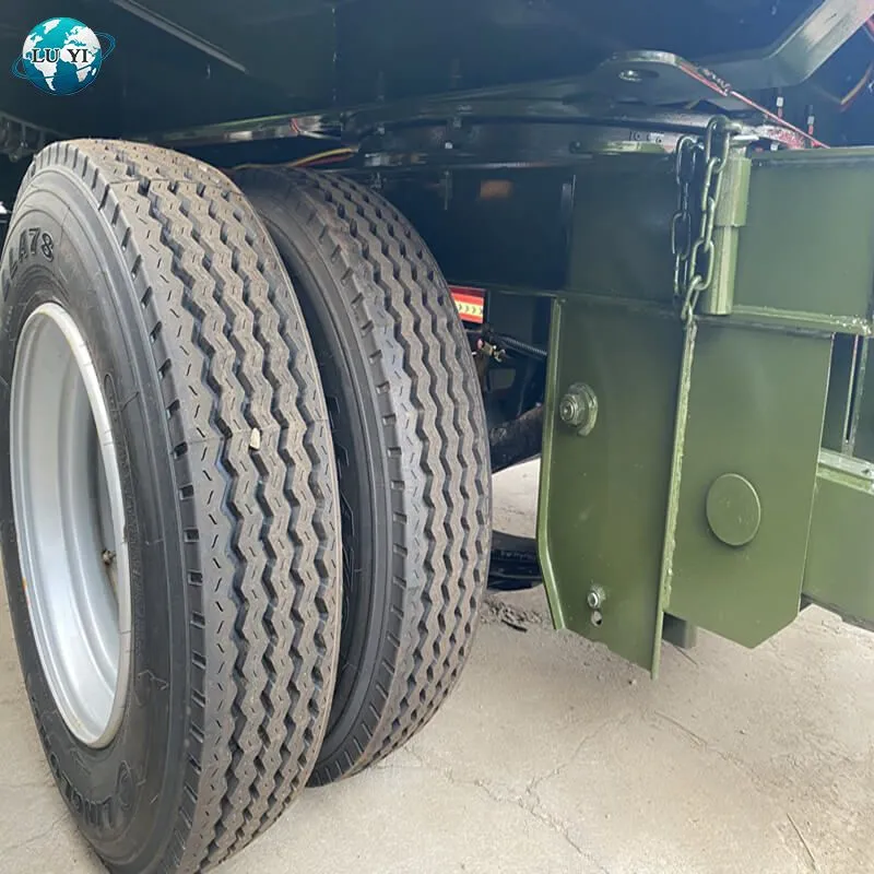 Drawbar Flatbed Semi Trailer