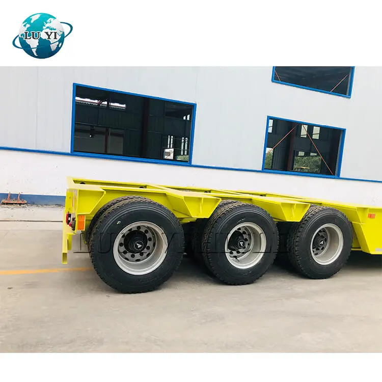 Heavy Equipment Lowbed Semi Trailer