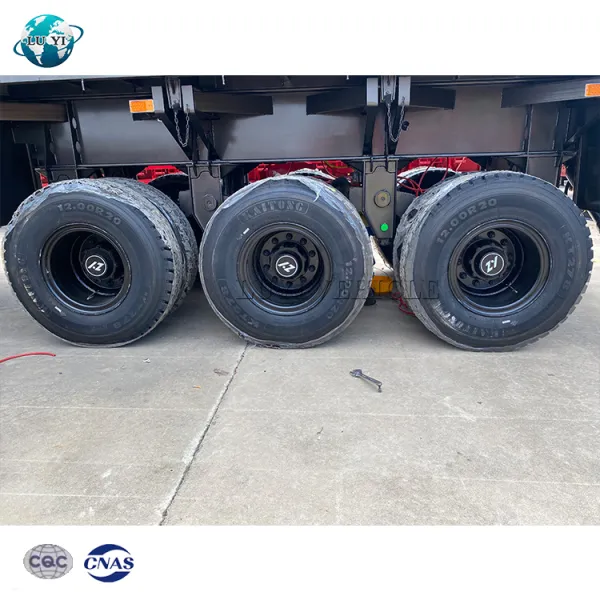 3 Axle side tipper trailer