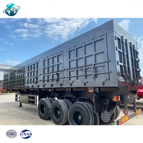 3 Axle side tipper trailer