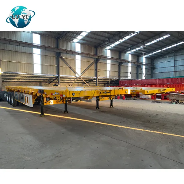 3 axle flatbed trailer