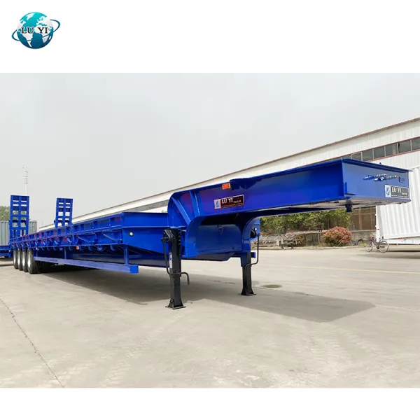 4 axle lowboy trailer