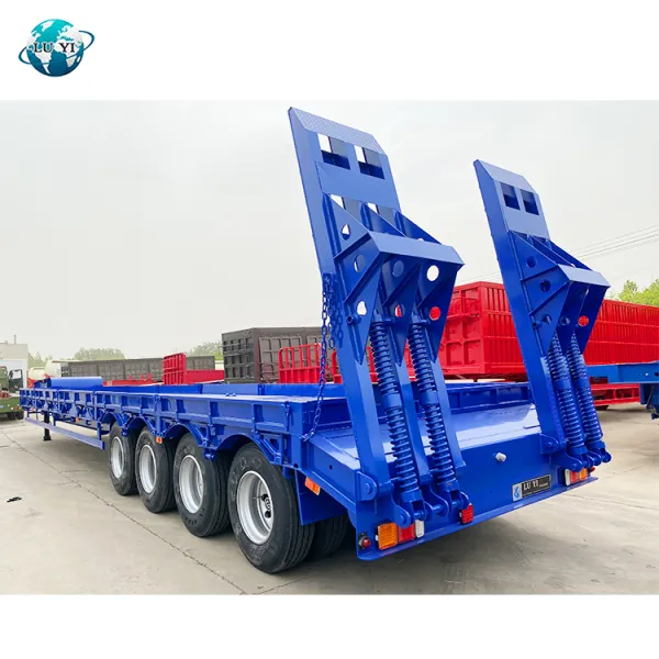 4 axle lowboy trailer