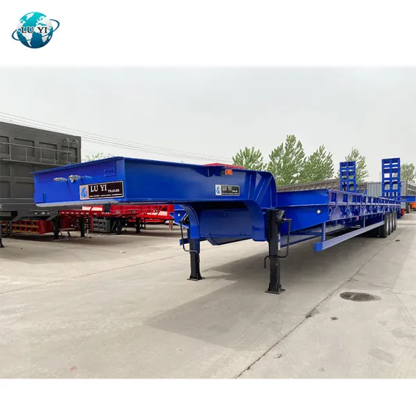 4 axle lowboy trailer