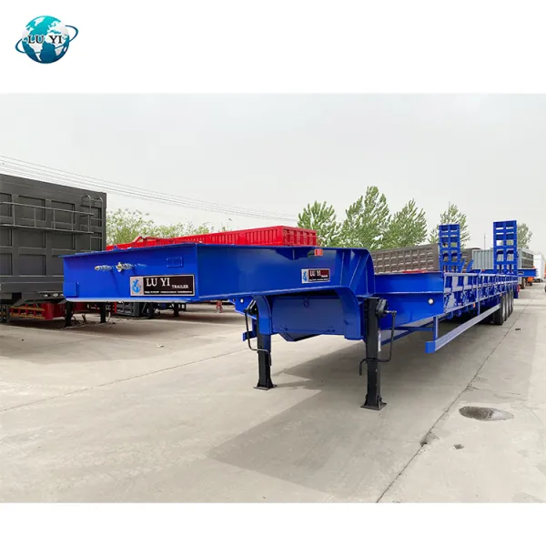 4 axle lowboy trailer