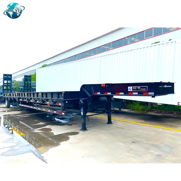 3 axle 60 ton lowboy trailer