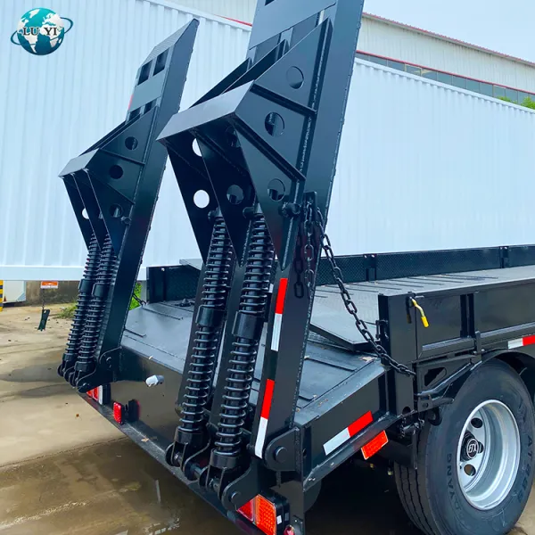 3 axle 60 ton lowboy trailer
