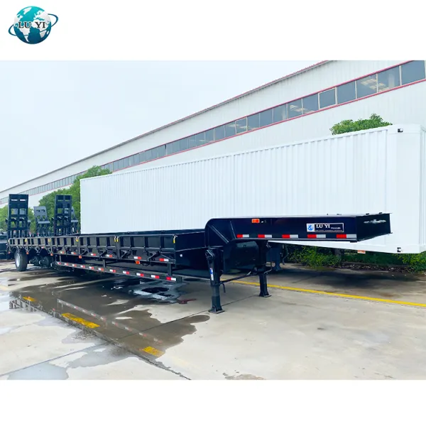 3 axle 60 ton lowboy trailer