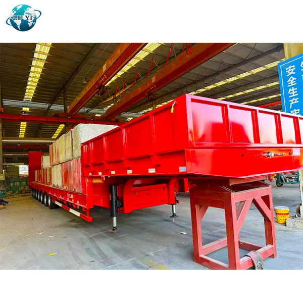 7 axle lowbed semi trailer