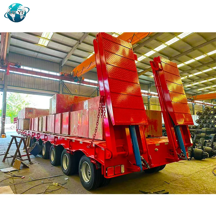 7 axle lowbed semi trailer