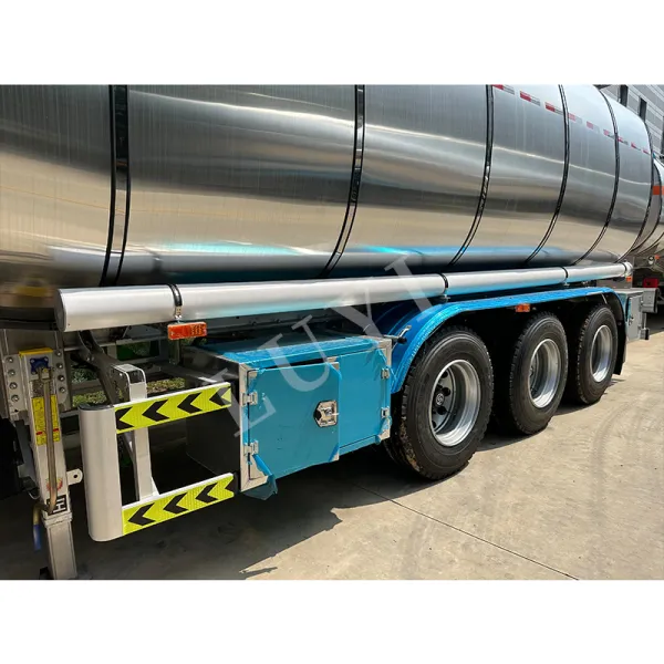 Aluminium fuel Tank semi Trailer
