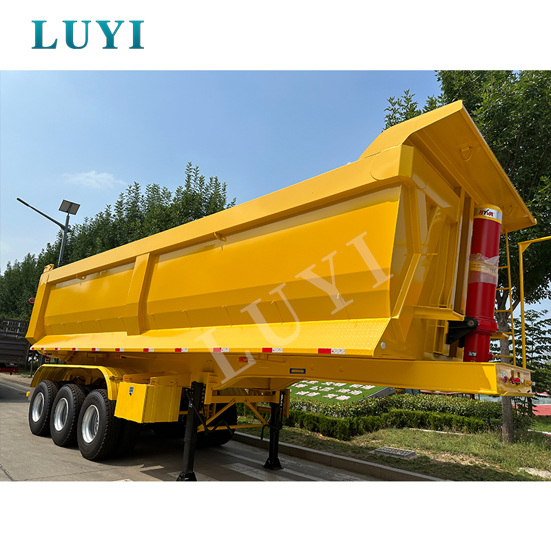 3 axle tipper semi trailer