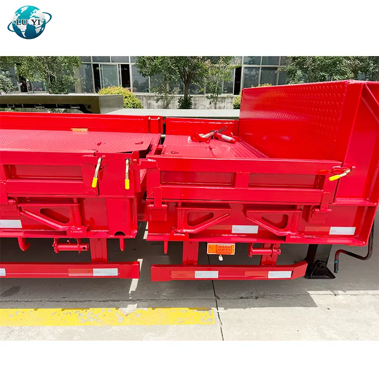 7 axle low bed semi trailer