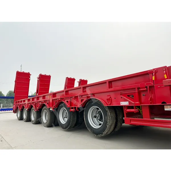 6 axle low bed semi trailer