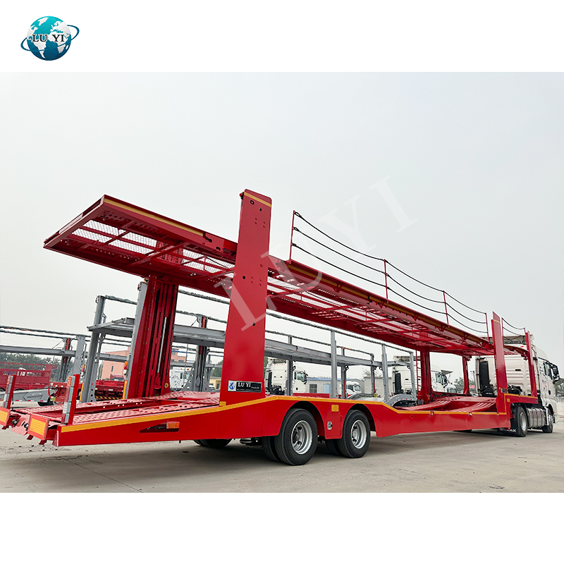 Europen design car transport semi trailer