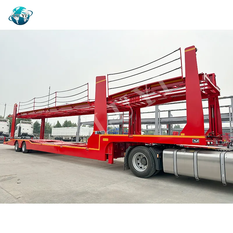 Europen design car transport semi trailer