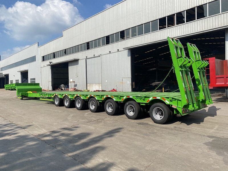 7 Axle Extendable Lowbed Trailer