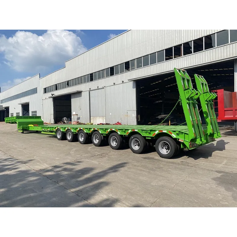 7 Axle Extendable Lowbed Trailer