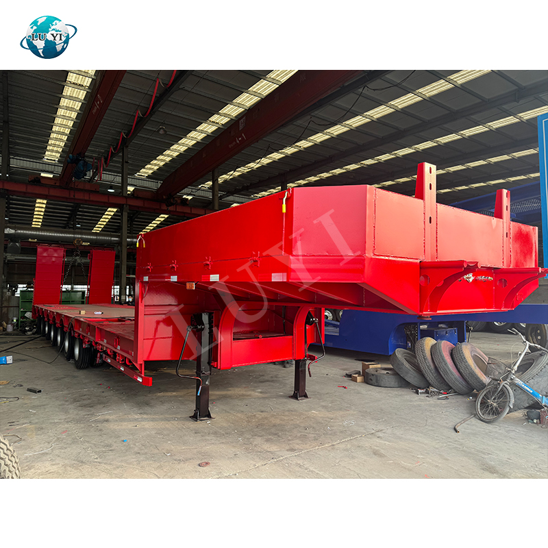 7 axle lowbed semi trailer