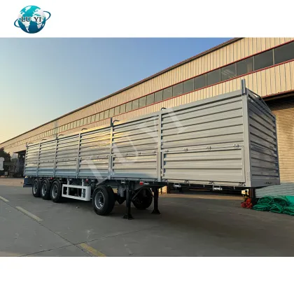 4 axle side dump trailer