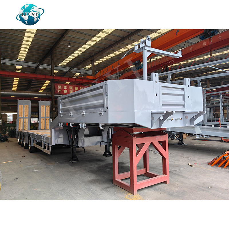 BPW axle Lowbed Semi Trailer