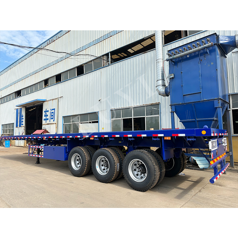 3 Axle Flatbed Semi Trailer