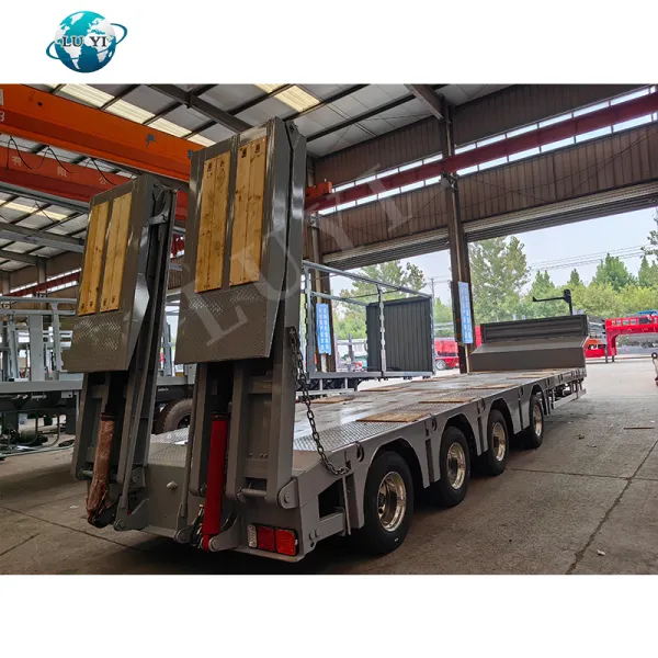 BPW axle Lowbed Semi Trailer