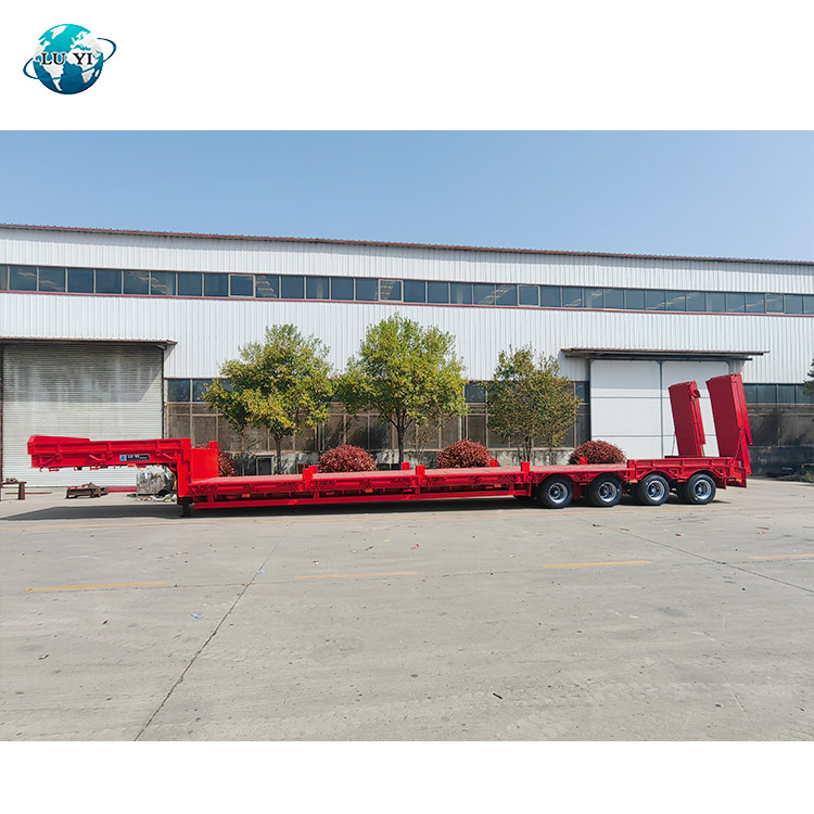 4 Axle Lowbed Semi Trailer