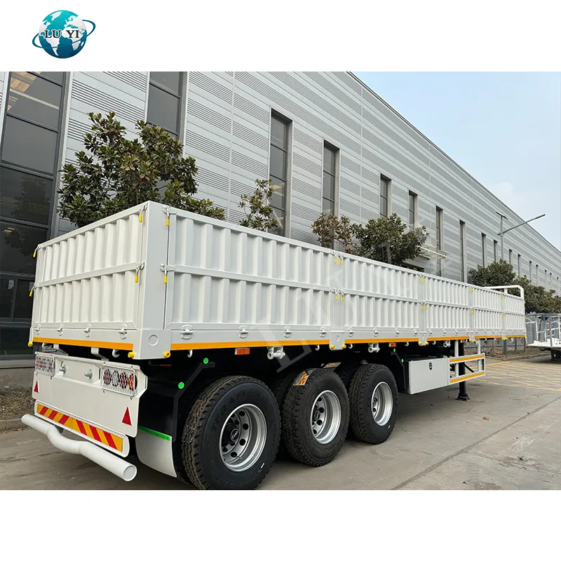 60 ton Drop sidewall semi trailer
