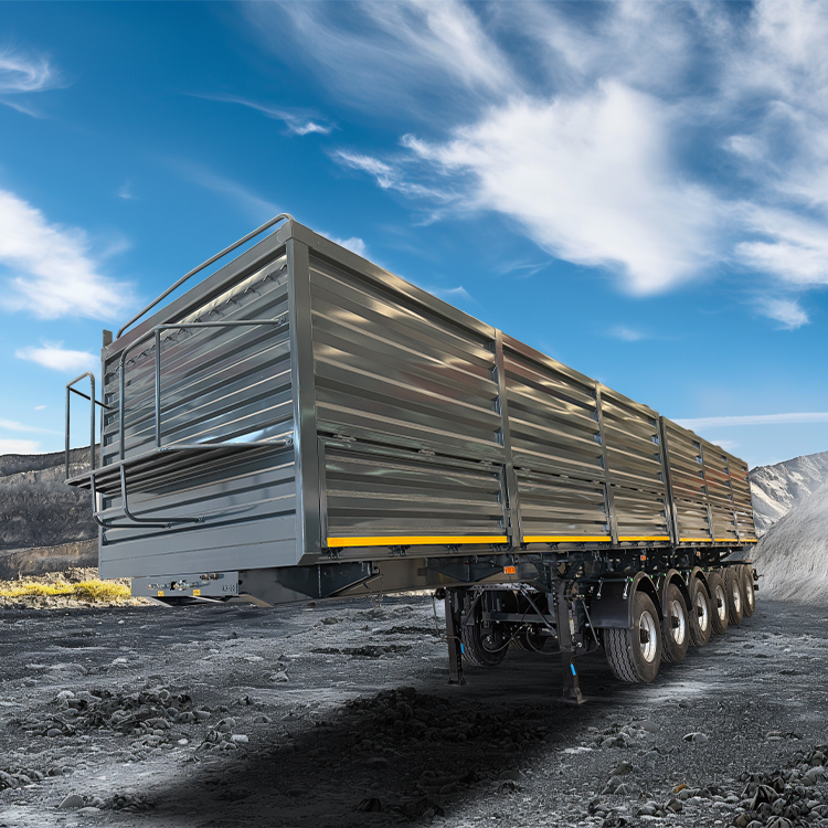 6 axles side tipper trailer