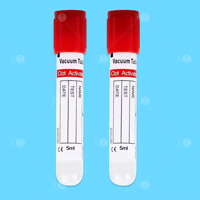 13x75 PET Vacuum Plain Tube for Reliable Sample Storage - 100pcs/Tray