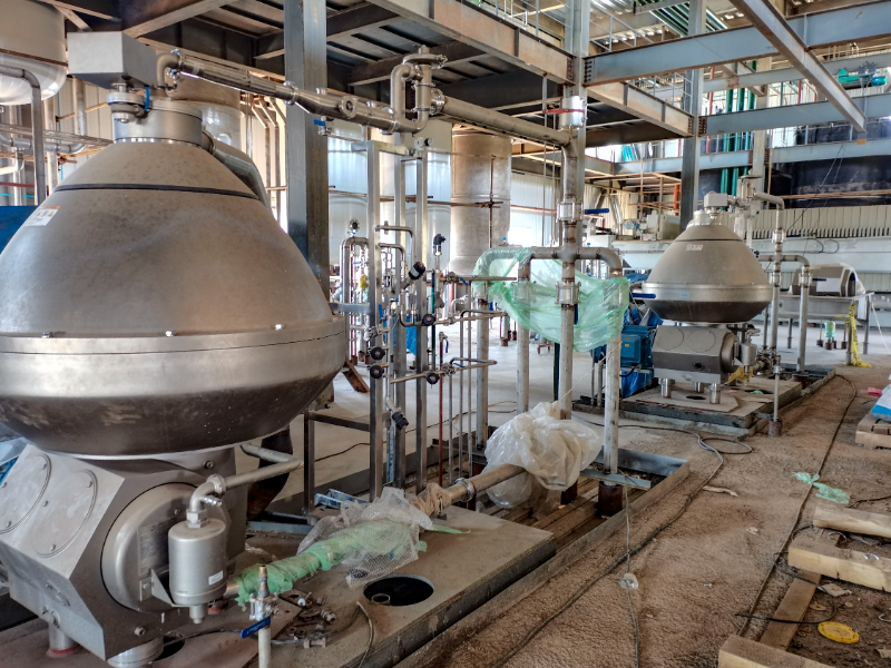 Palm oil processing plant