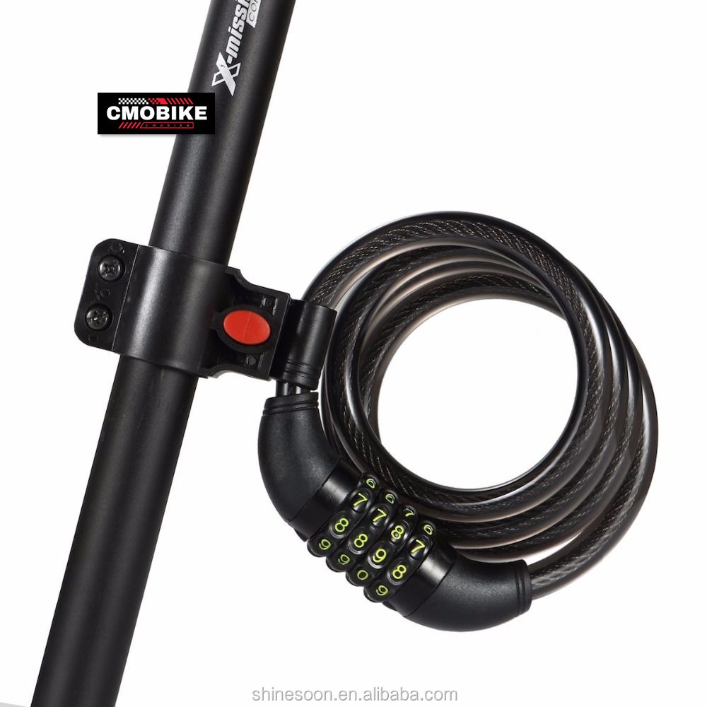 Secure Your Bike with a 4-Digit Combination Wire Cable Lock for Cycling ...