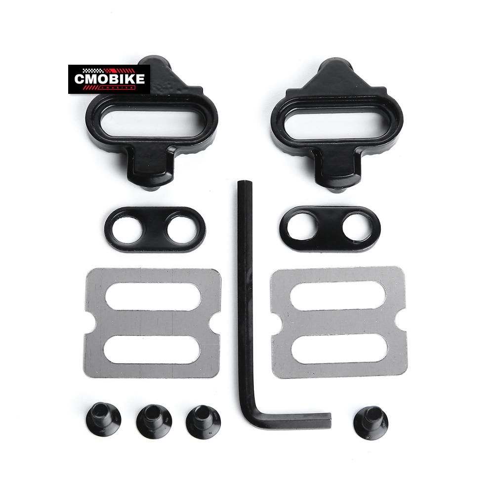 MTB Bike Pedal Plate Adapter for SPD - Secure Clip Less Converter Lock