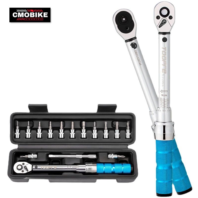 Adjustable Torque Ratchet Wrench 1/4 for Bicycle Repair - 24NM ...